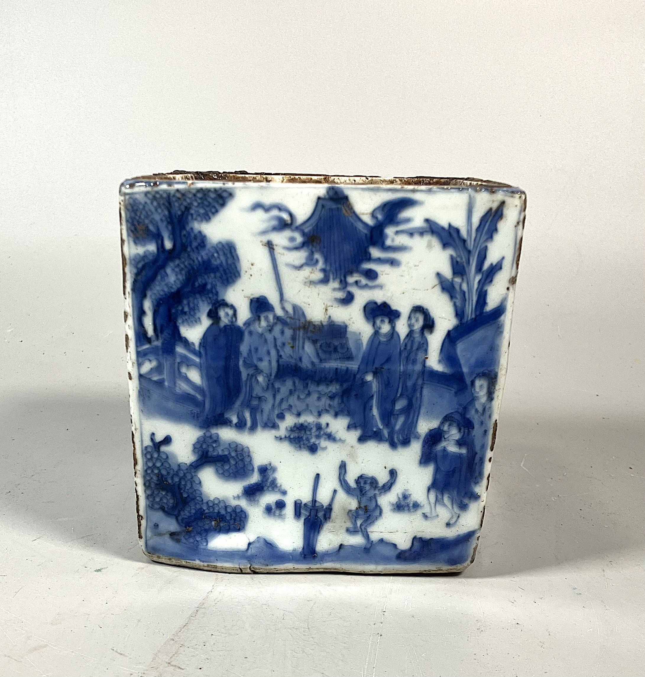 CHINA, Ming Dynasty, 16th–17th centuryQuadrangular white por... | bids