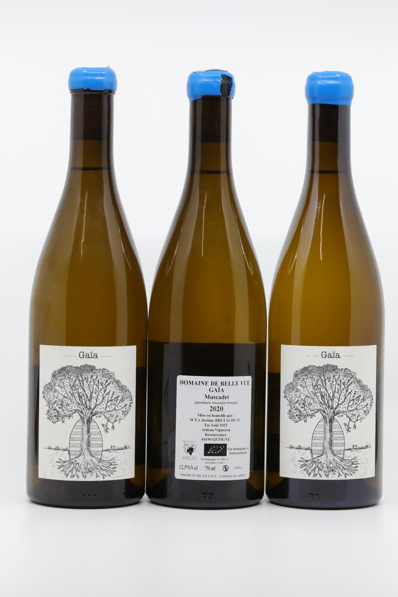 3 bouteilles Blc Muscadet Gaïa Domaine de Bellevue -... | Vin: enchères
