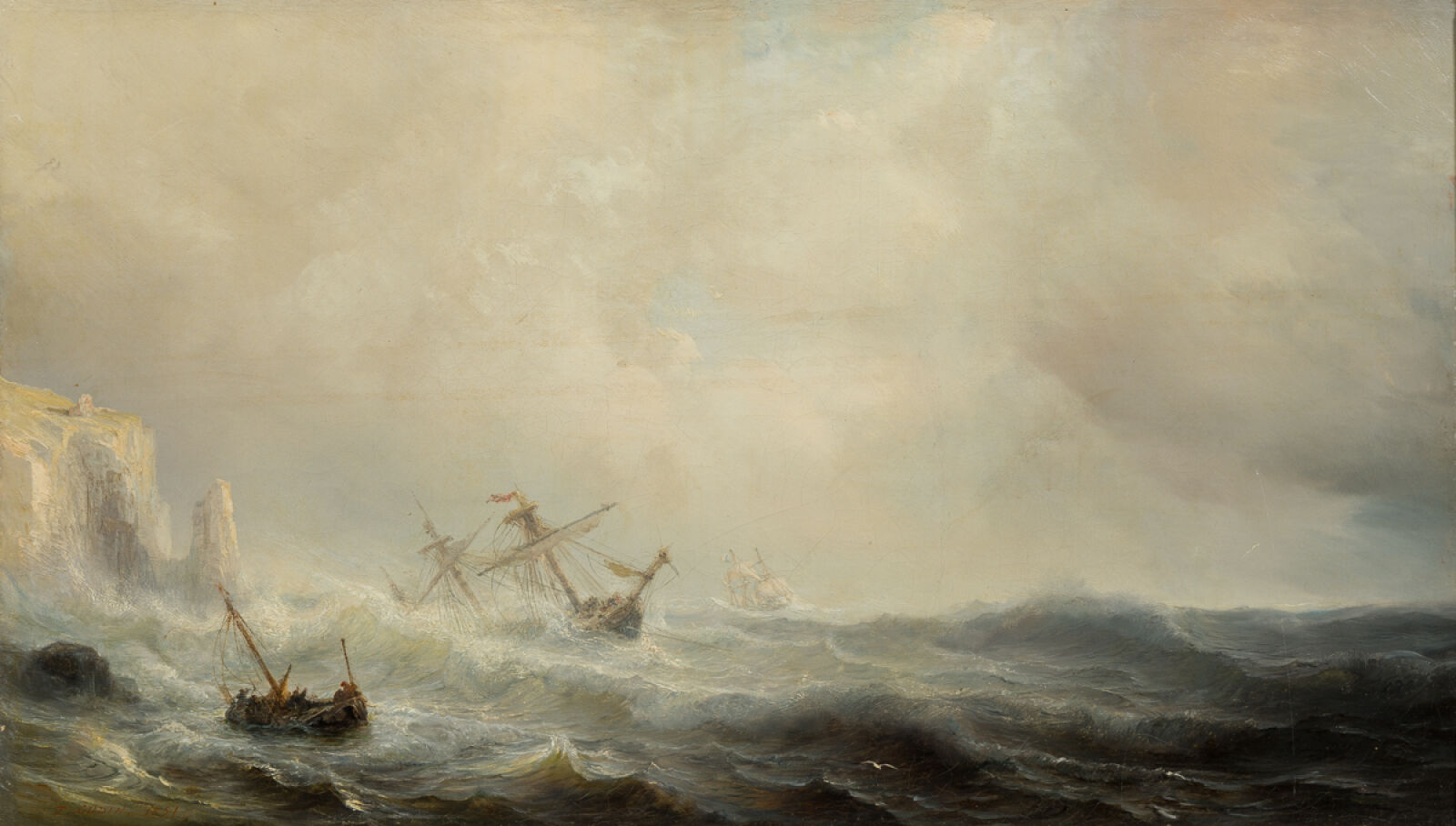 Théodore GUDIN (Paris 1802 – Boulogne-Billancourt 1880)Ship ... | bids