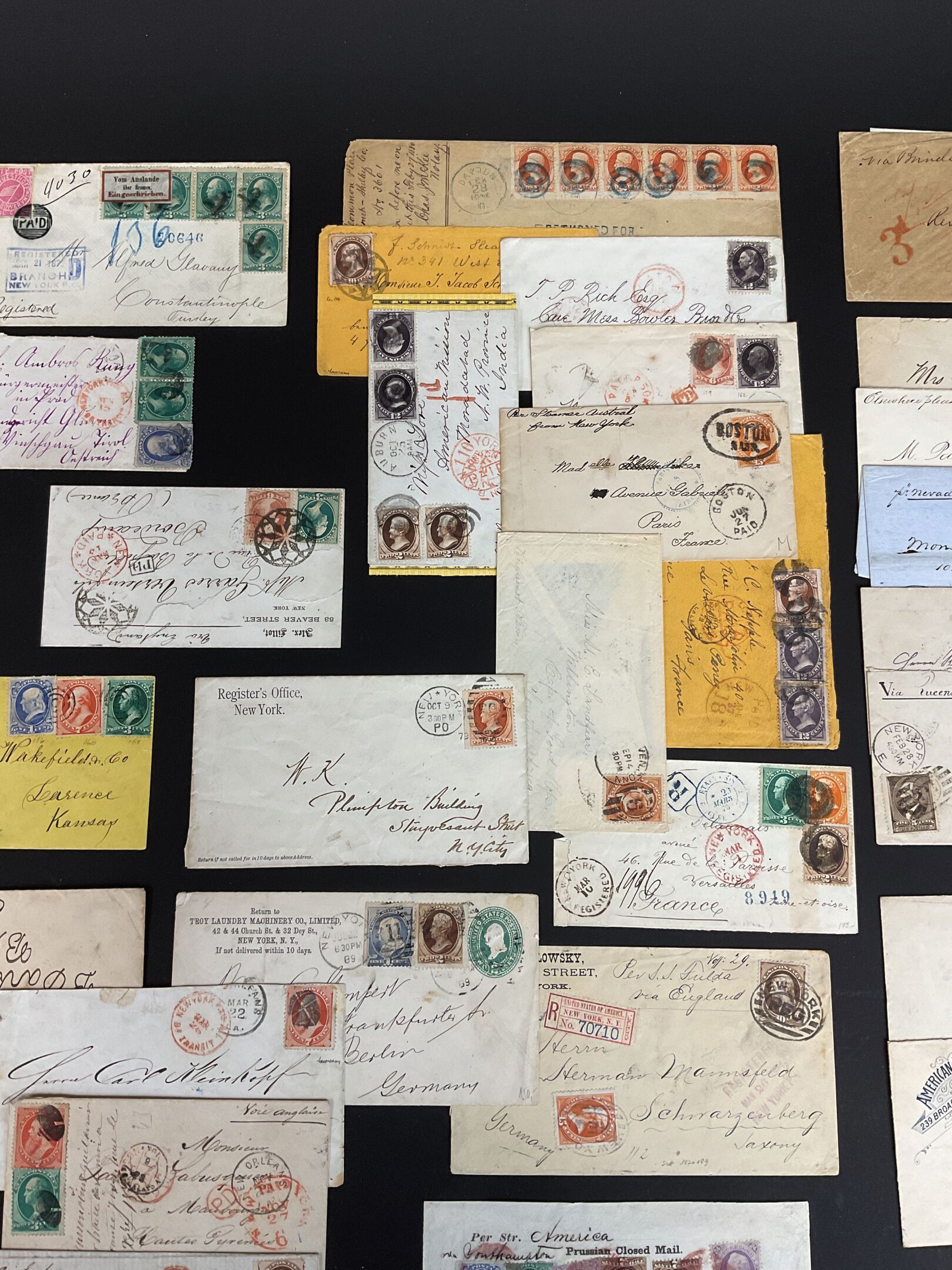 États-Unis - Lettres - 1870/1887 : Ensembl... | Timbres-poste: enchères
