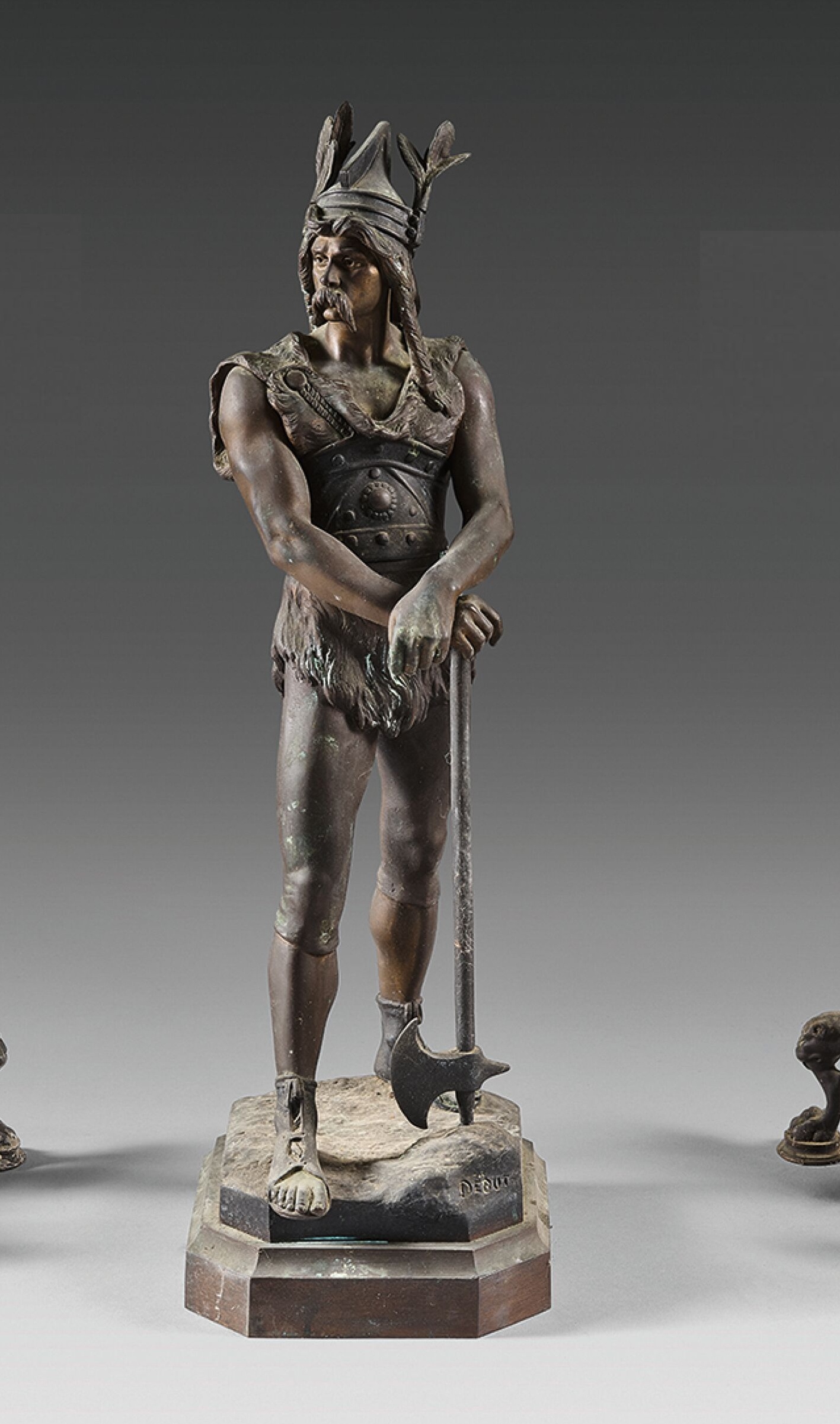 Didier DEBUT (1824–1894)"Vercingétorix"Patinated... | Bronzes: bids