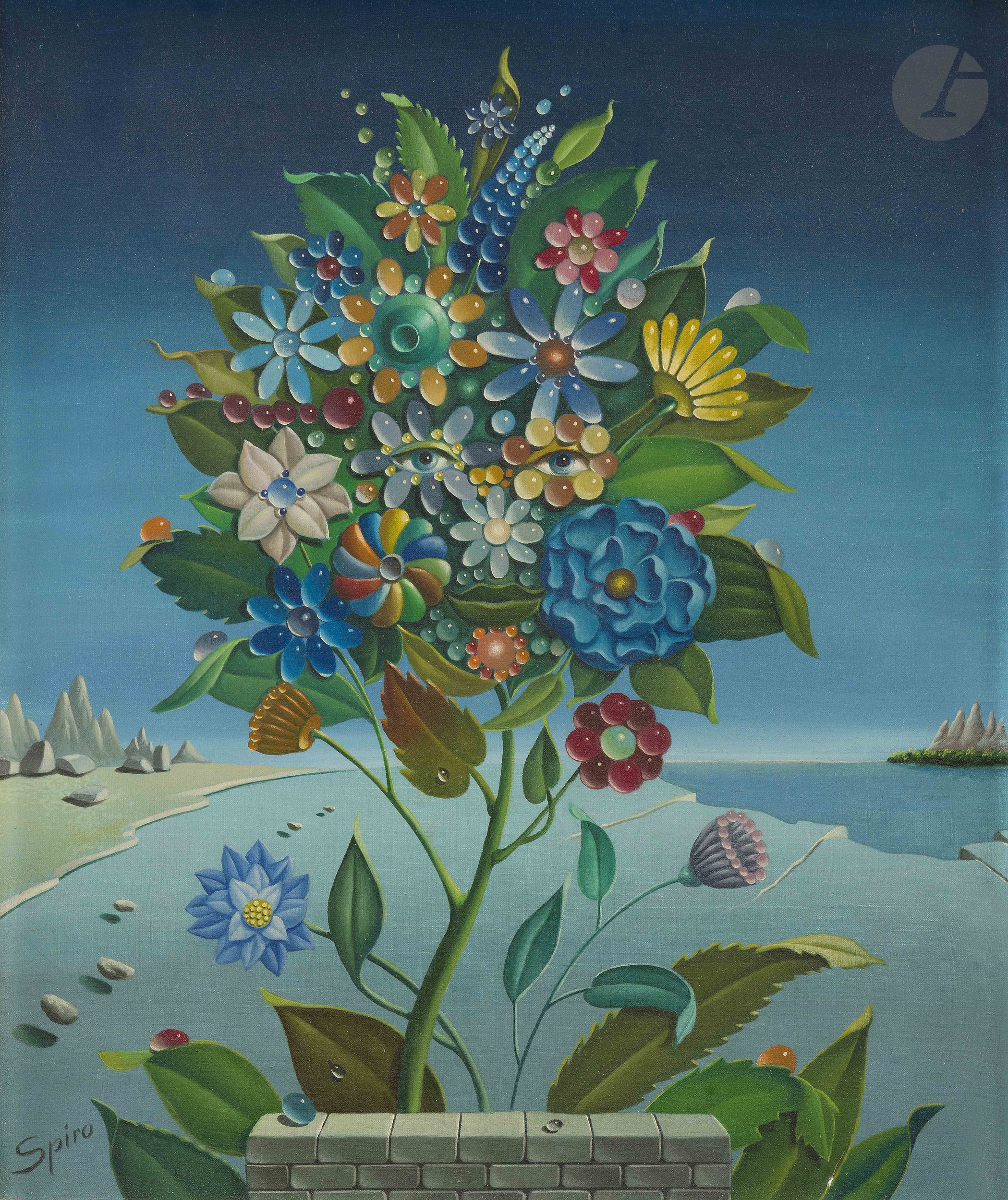 Georges SPIRO-WENDE dit SPIRO (1909-1999)Bouquet anthrop... | enchères