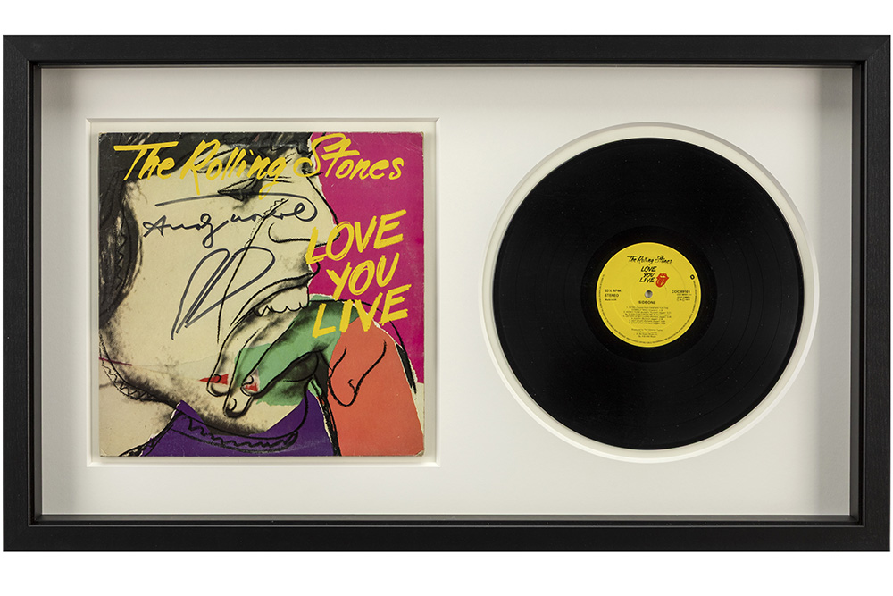 WARHOL ANDY (1928 - 1987)Andy Warhol signed record co... | Music: bids